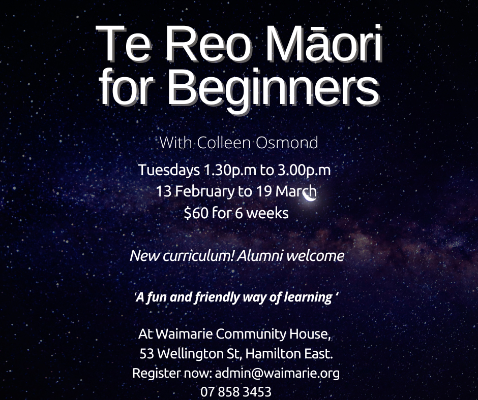 Our Courses – Waimarie: Hamilton East Community House